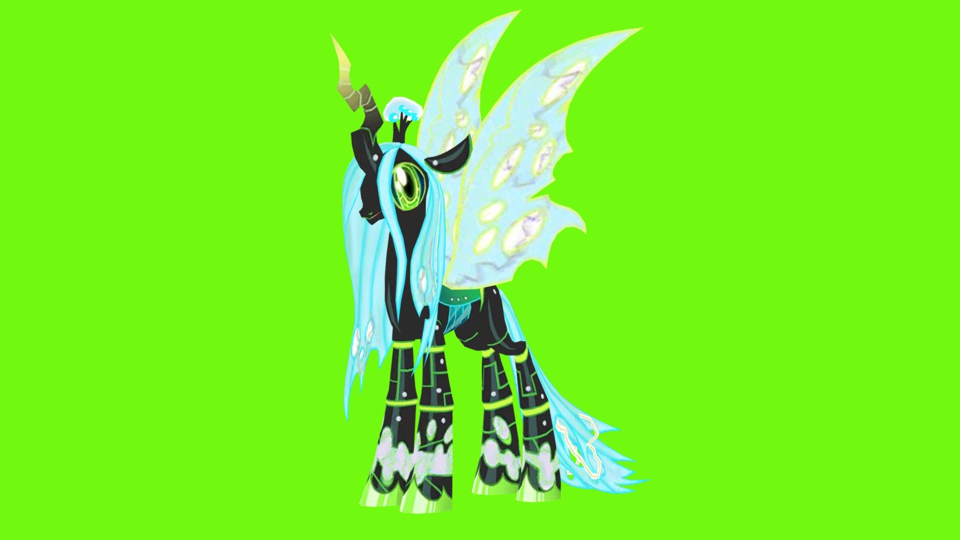My Little Pony Gameloft Cyber Queen Chrysalis - Download Free 3D model ...