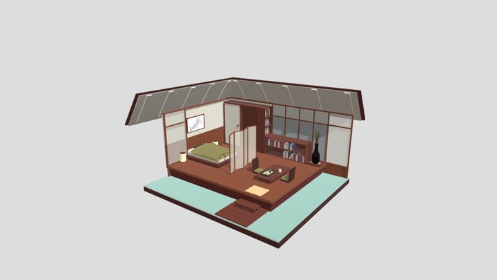 Bookshelf 3d Models Sketchfab