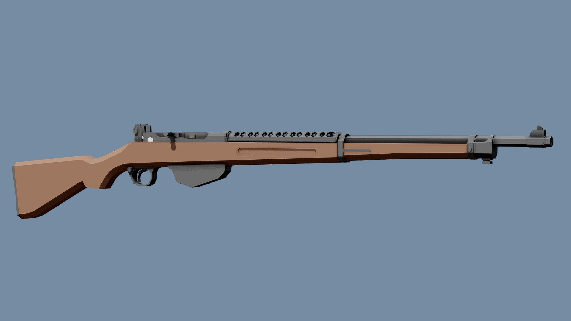Low-Poly Pedersen Rifle - Download Free 3D model by TastyTony [06302e0 ...