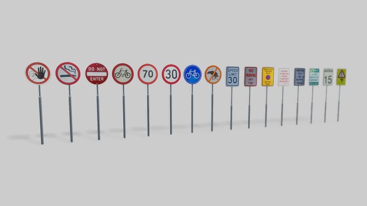 Street-sign 3D models - Sketchfab