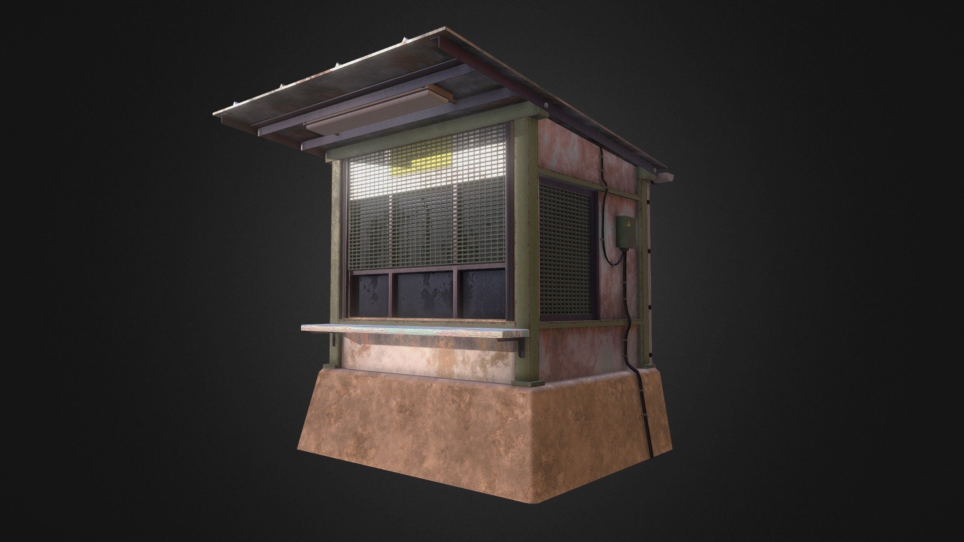 Guard Post - 3D model by HHoang124 [0631838] - Sketchfab