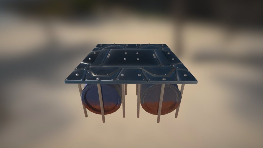 Metal Water Foundation - 3D model by joepeatfield [0631de8] - Sketchfab