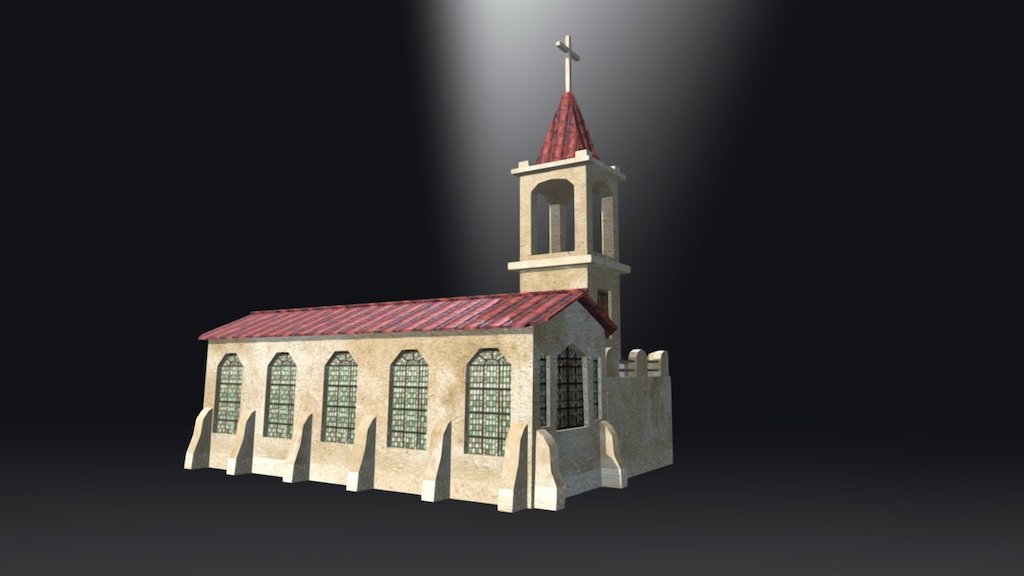 Church - 3D model by hoitbread (@hoitbrade) [0632820] - Sketchfab