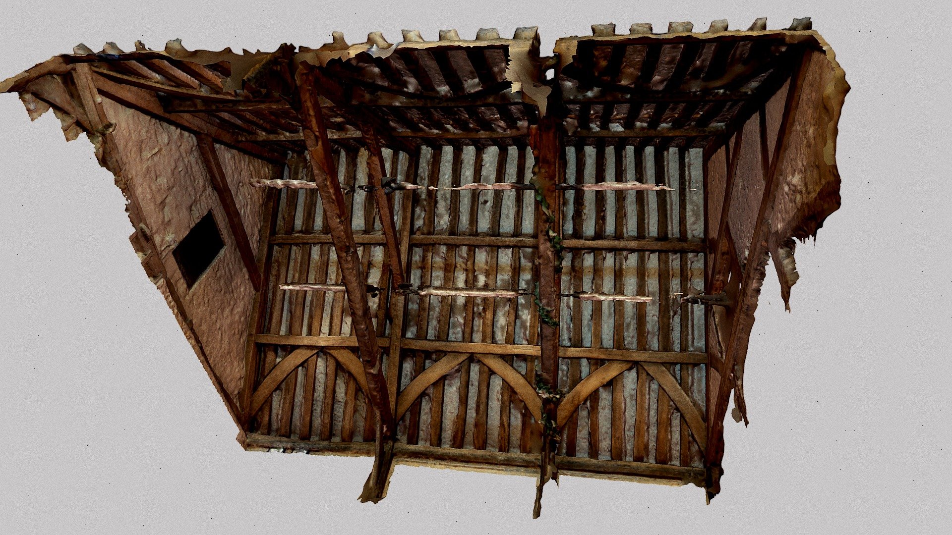 Llanthony Secunda Priory - Roof - North Range - 3D model by Mark ...