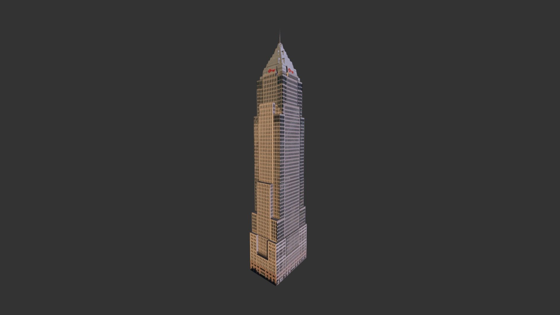Cleveland - Key Tower - 3D model by maxxscholten [0633772] - Sketchfab