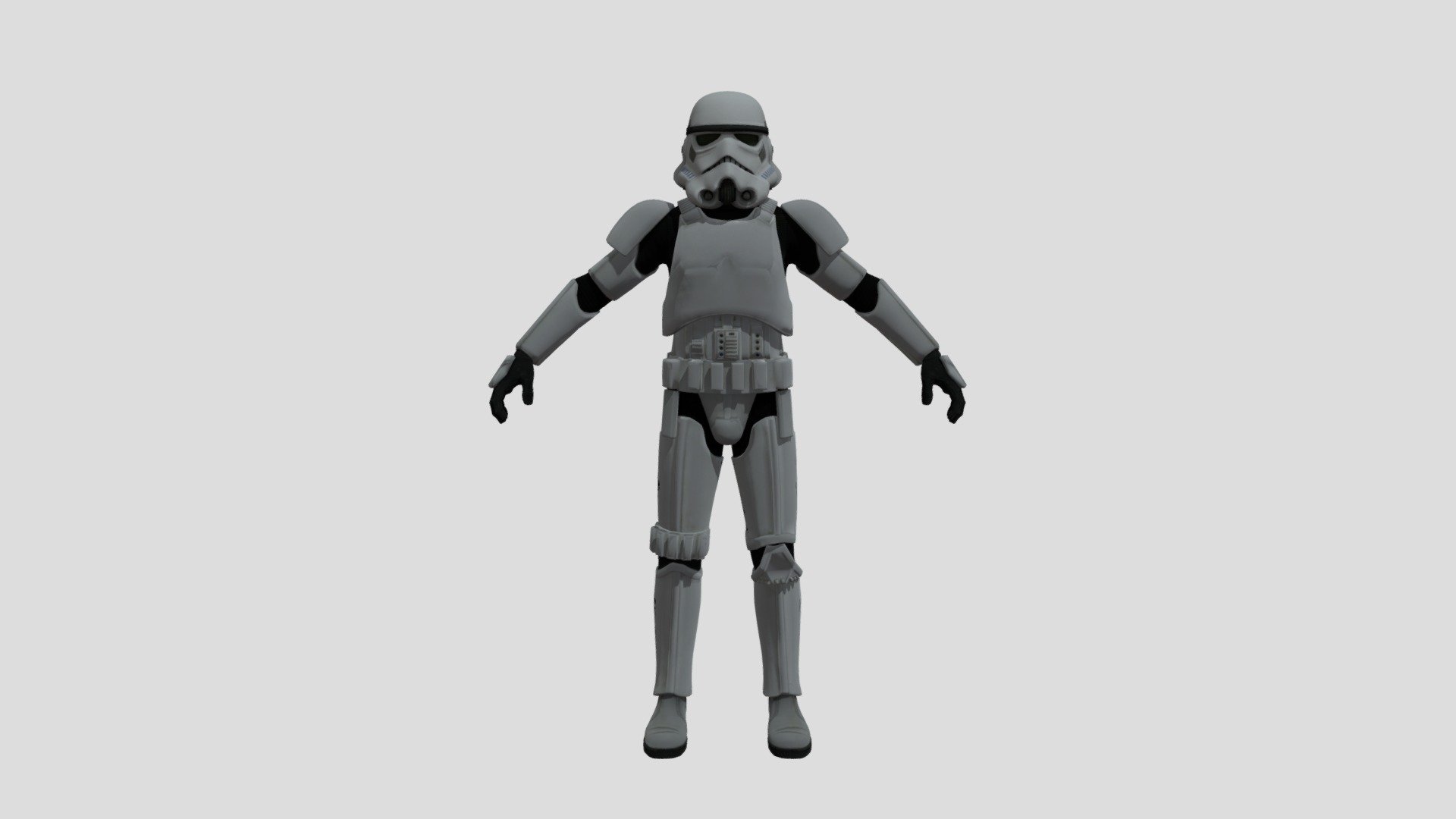Fortnite Stormtrooper (ADVANCED RIG) - Download Free 3D model by ...