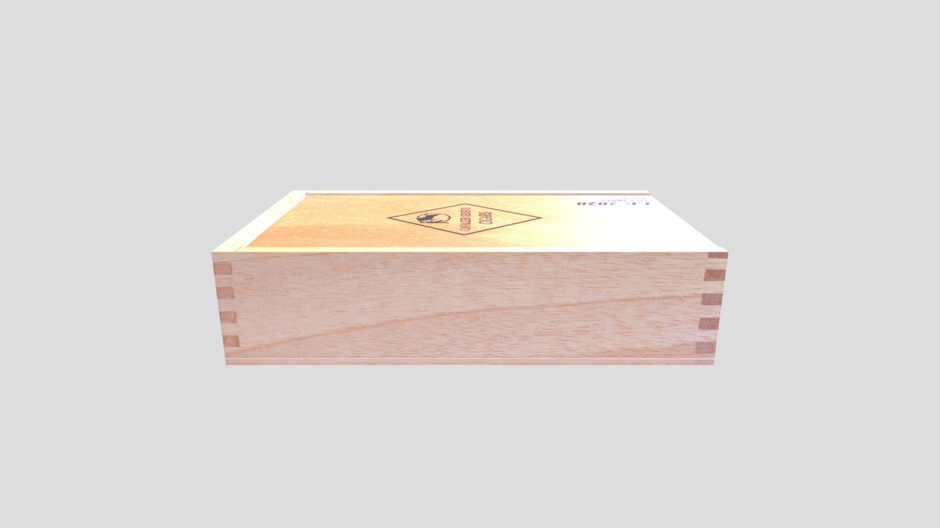 Cigar Box - Download Free 3D model by wesmcquillen [06349eb] - Sketchfab