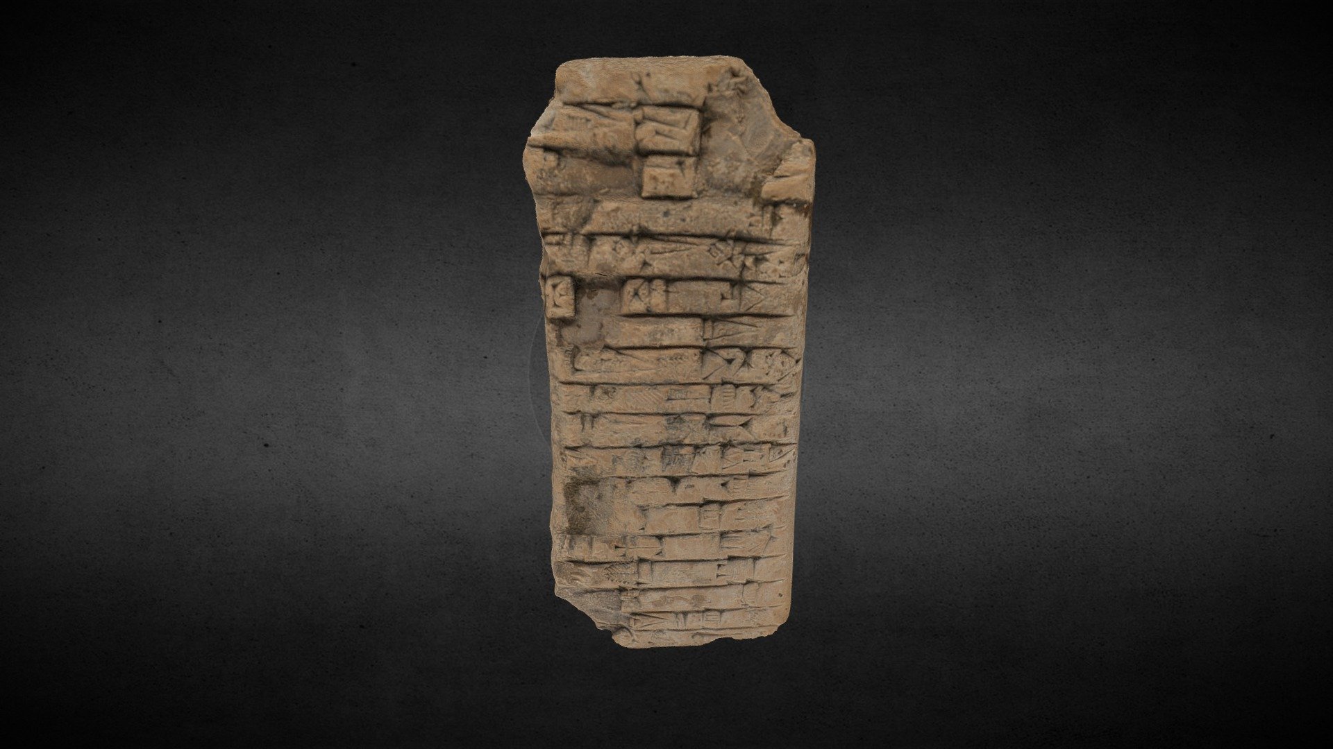 Tablette cunéiforme - Download Free 3D model by sowillo [063538f ...