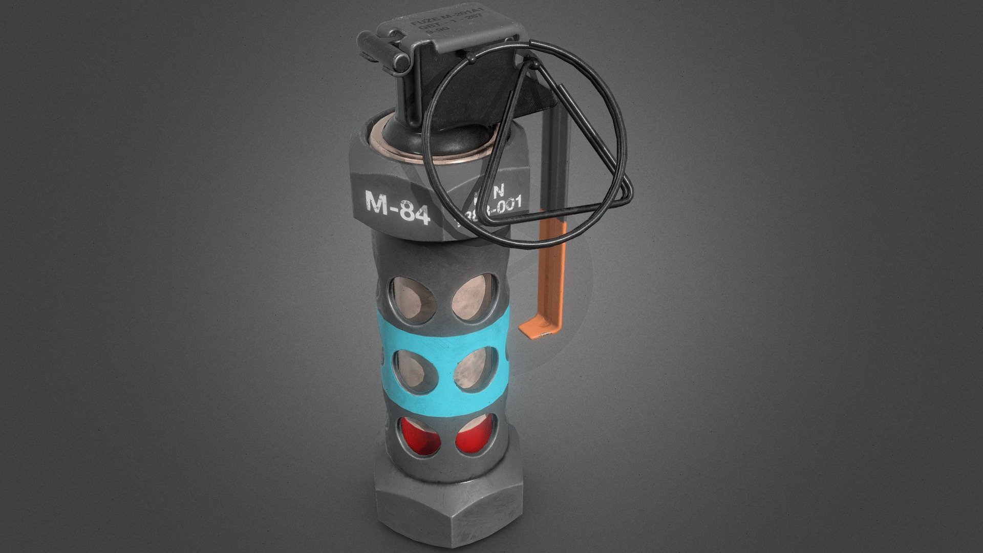 M-84 stun grenade - Download Free 3D model by suspensy [06356ff ...
