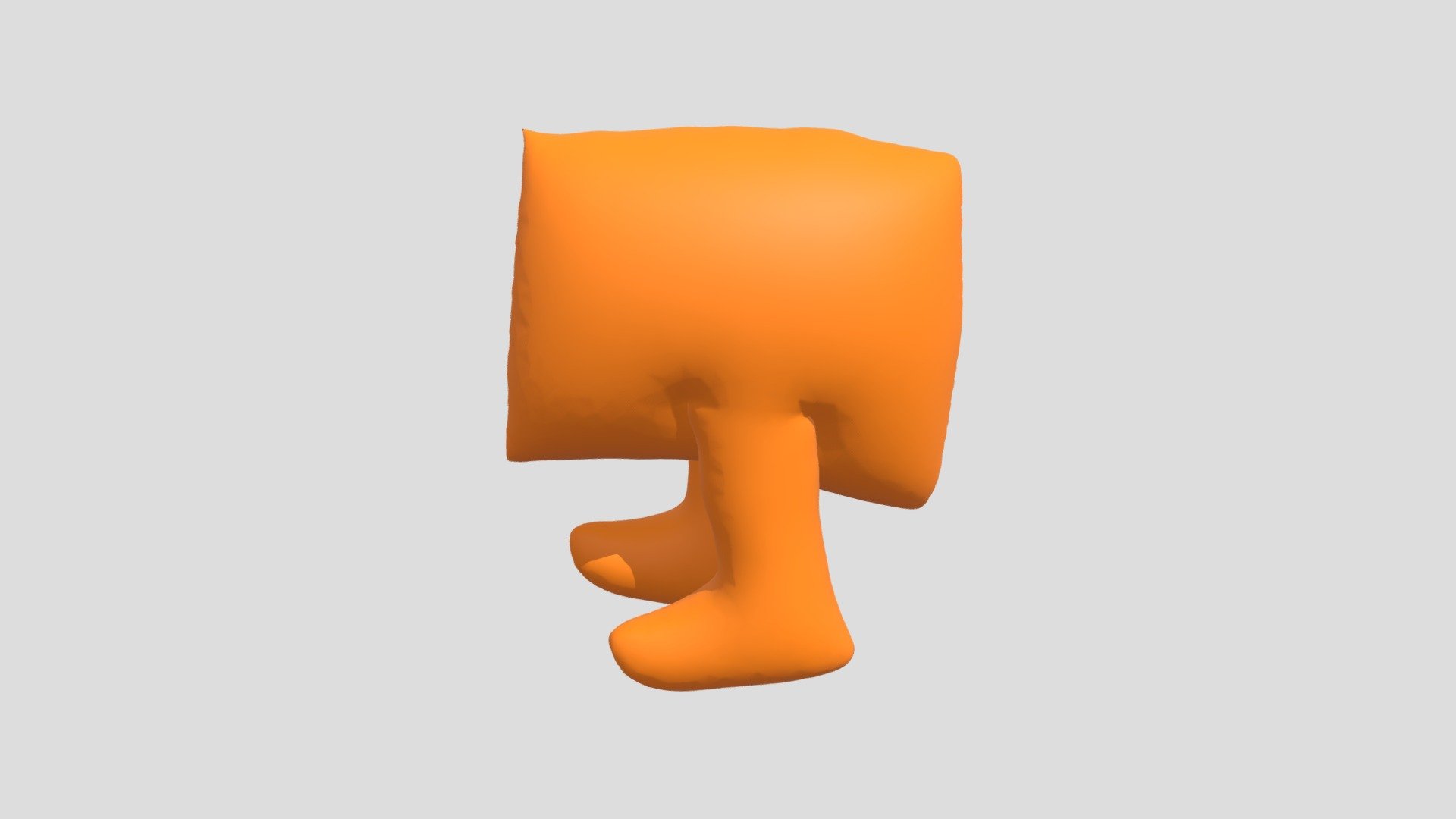 orange cube legs - 3D model by landondj2 [0636cfc] - Sketchfab