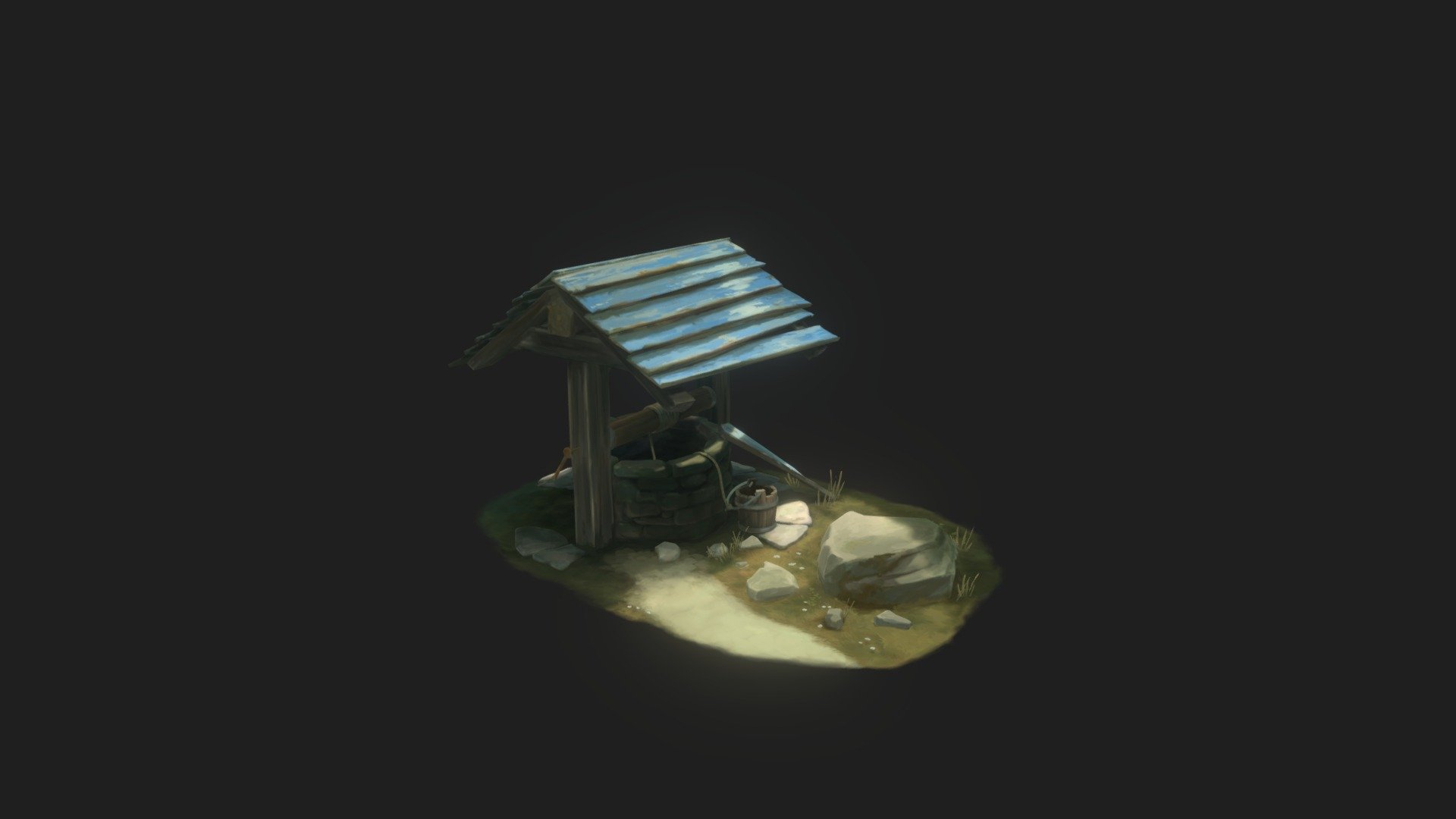 Old Well Diorama - 3D model by stefano.aneto [0636f05] - Sketchfab