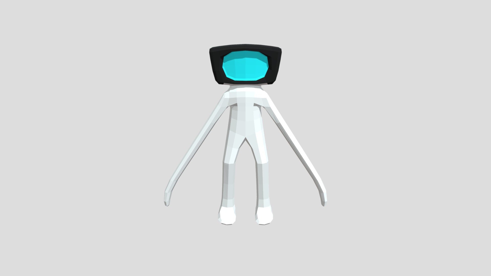 Tv Guy - Download Free 3D model by SmallMonke (@Spaghetti_VR) [0638c82 ...