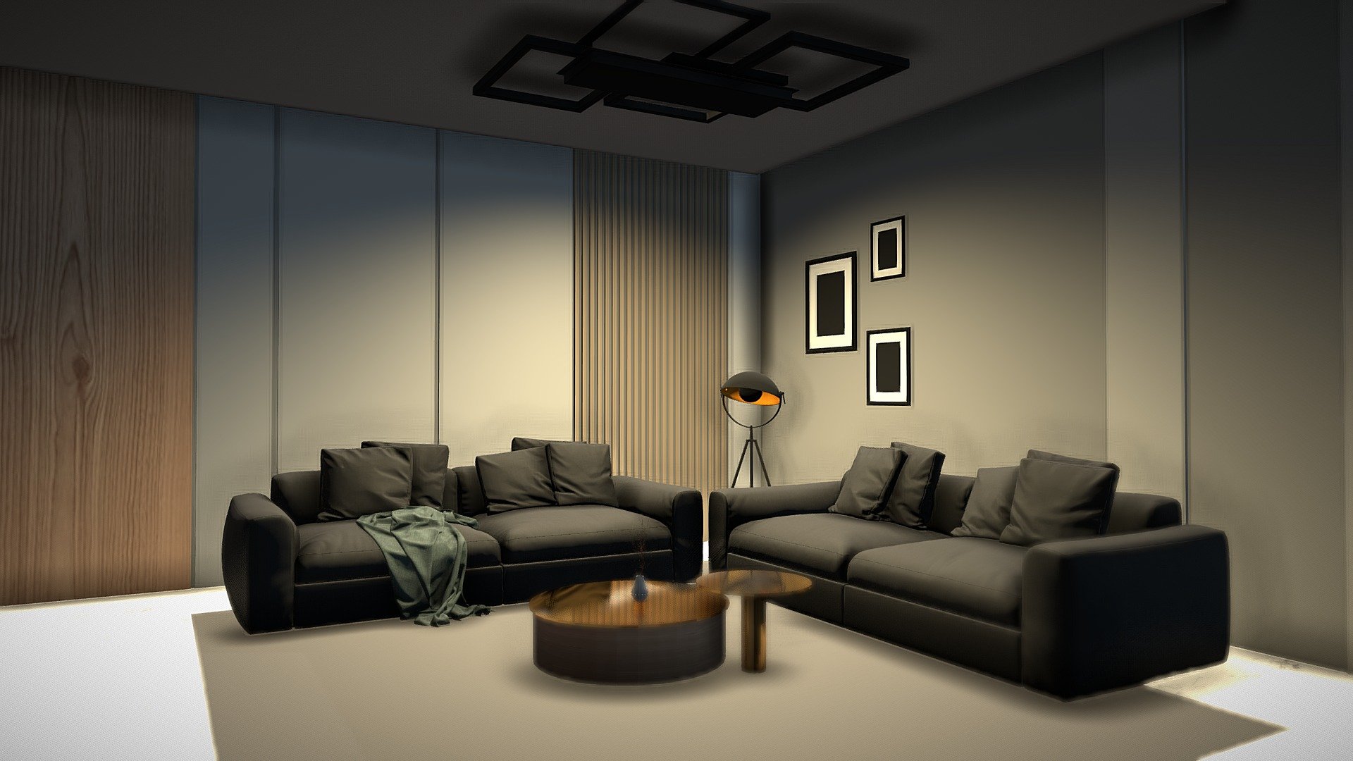 Living Room - 3D model by AD Designs (@adityalol33) [063a9c5] - Sketchfab