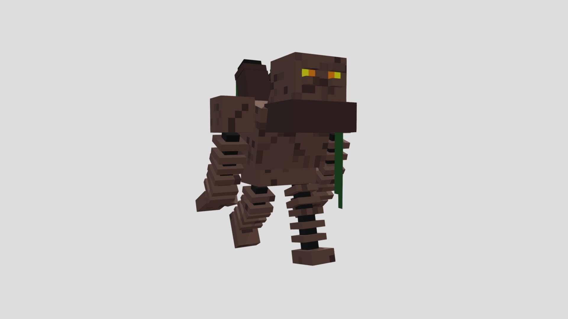 Copper golem - 3D model by minecraft master (@lockenci) [063c603 ...