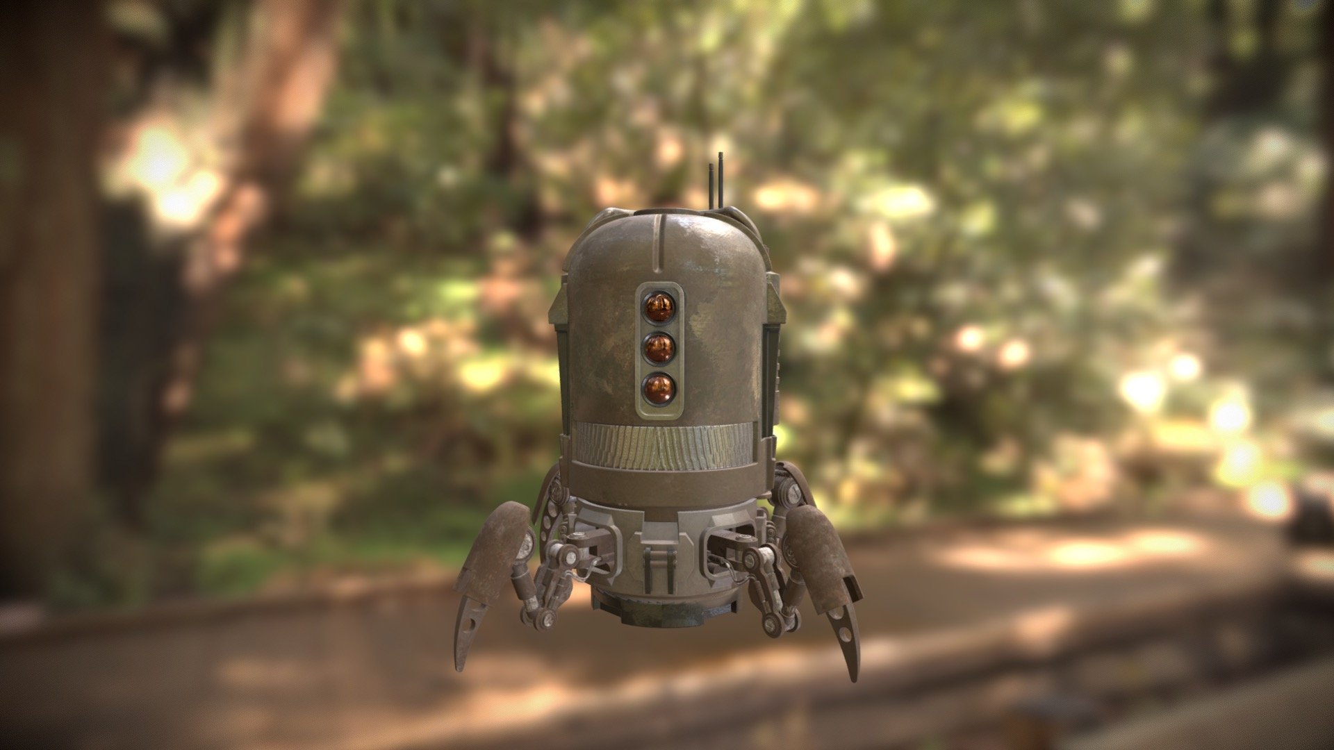 Forest explorer bot - 3D model by Alissa (@alisbarrels) [063d1de ...