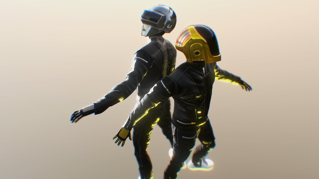 Daft Punk - A 3D model collection by iHorusPro - Sketchfab