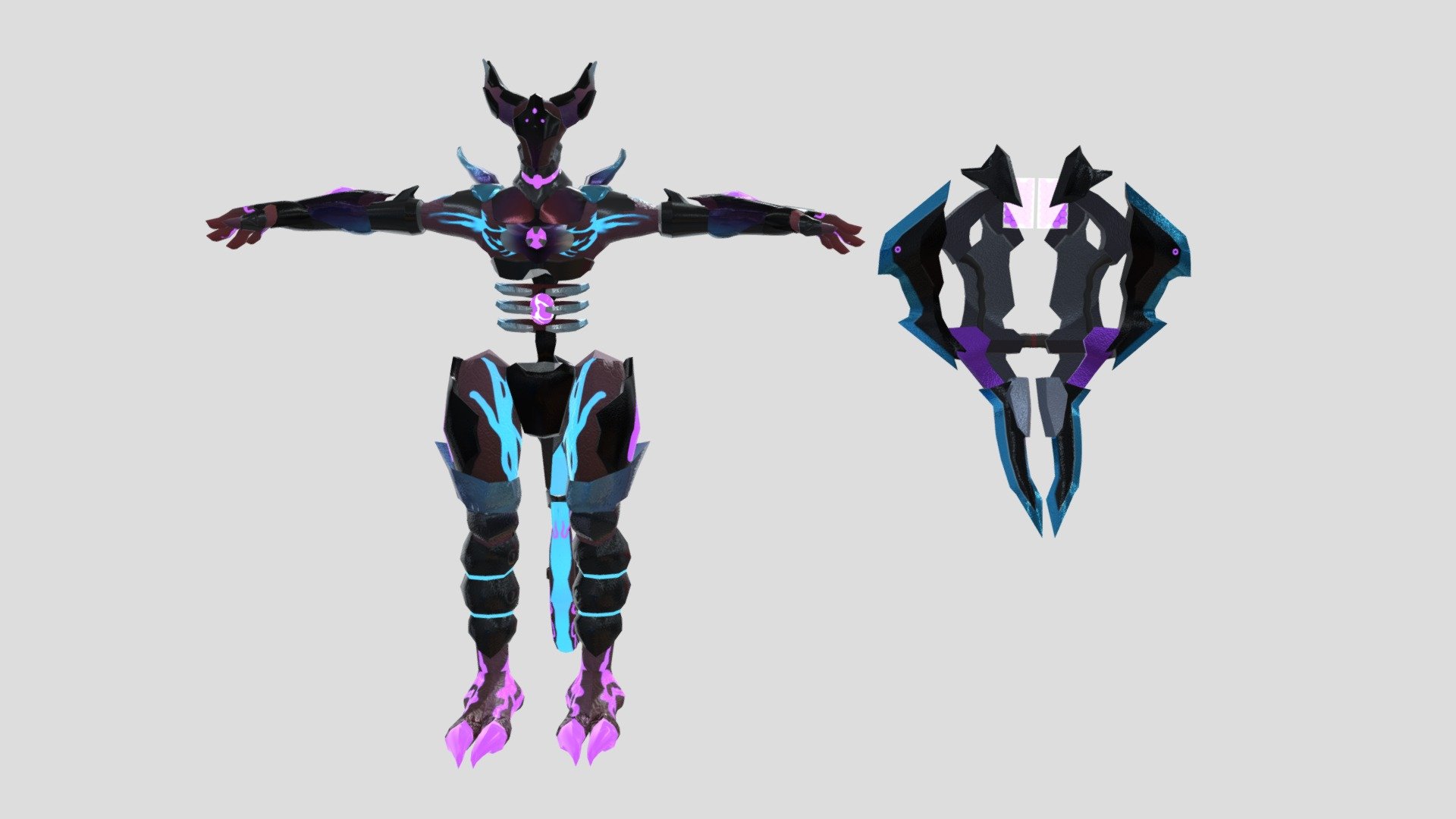 SP3 Character Model - Alien Antagonist - 3D model by NatalieGunn ...