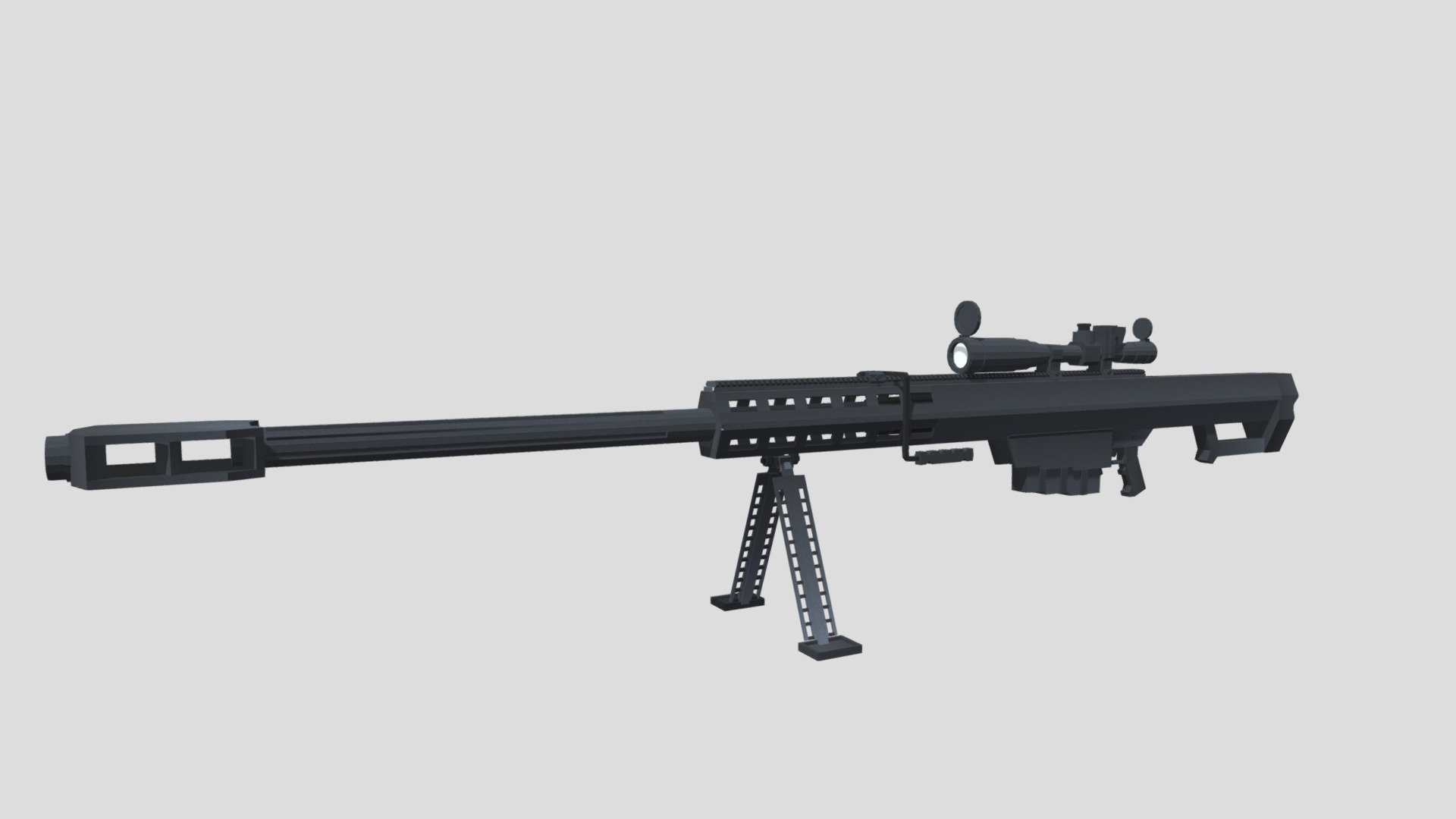 Barrett M82 - 3D model by CAKE1018 [063ff16] - Sketchfab