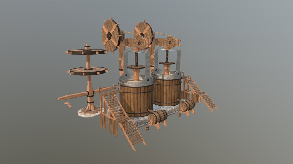 Winery - A 3D model collection by rivermoon - Sketchfab