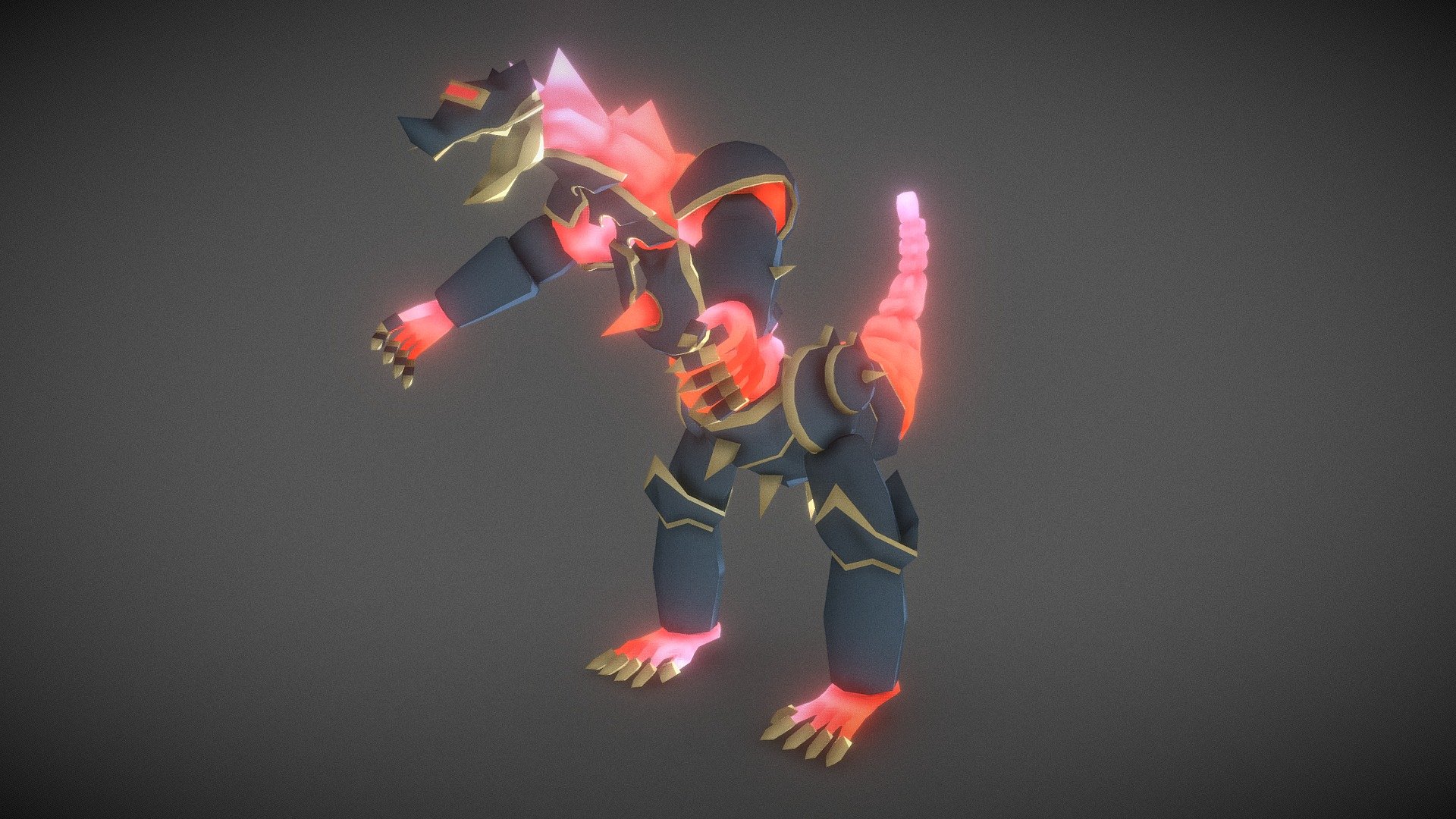Pyrorex The Elemental Lord (Yugioh) - Buy Royalty Free 3D model by ...