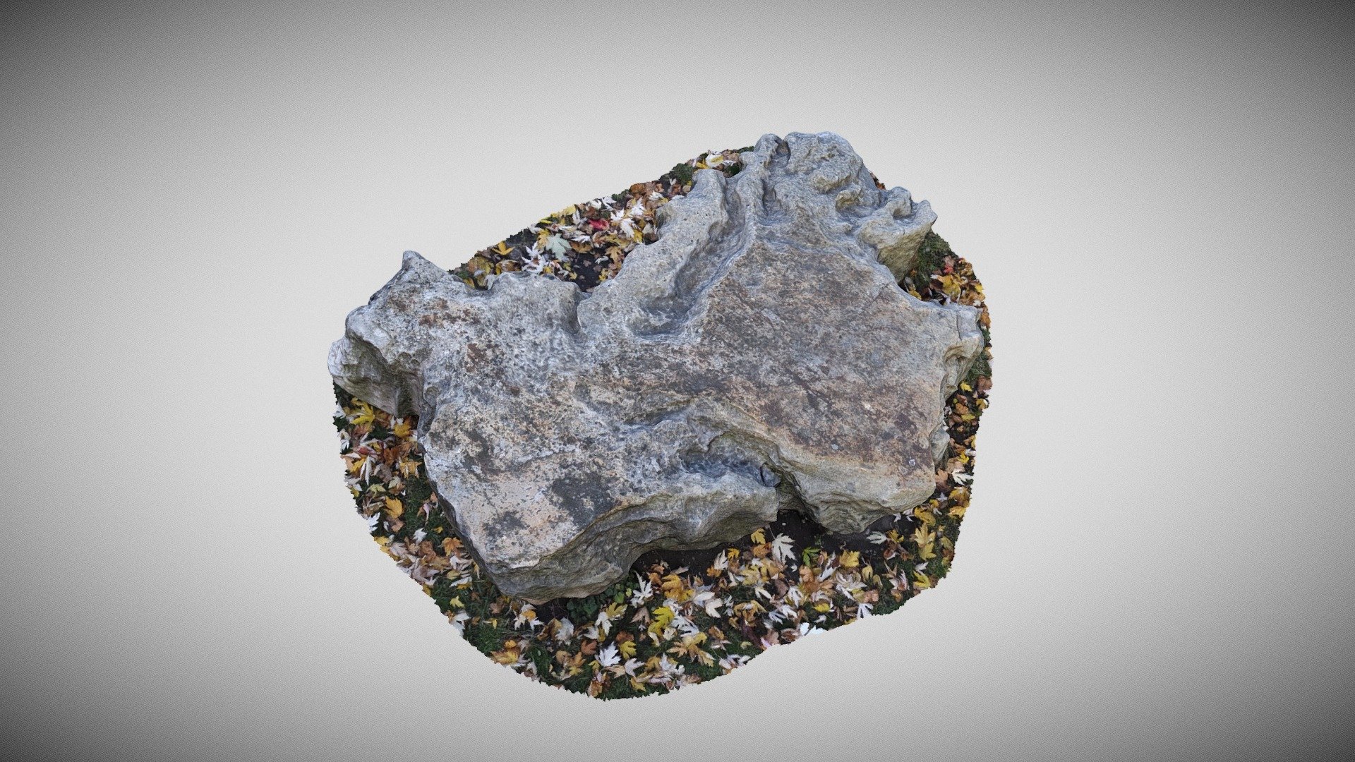 Limestone Boulder with Meteorite Stripes - Download Free 3D model by ...