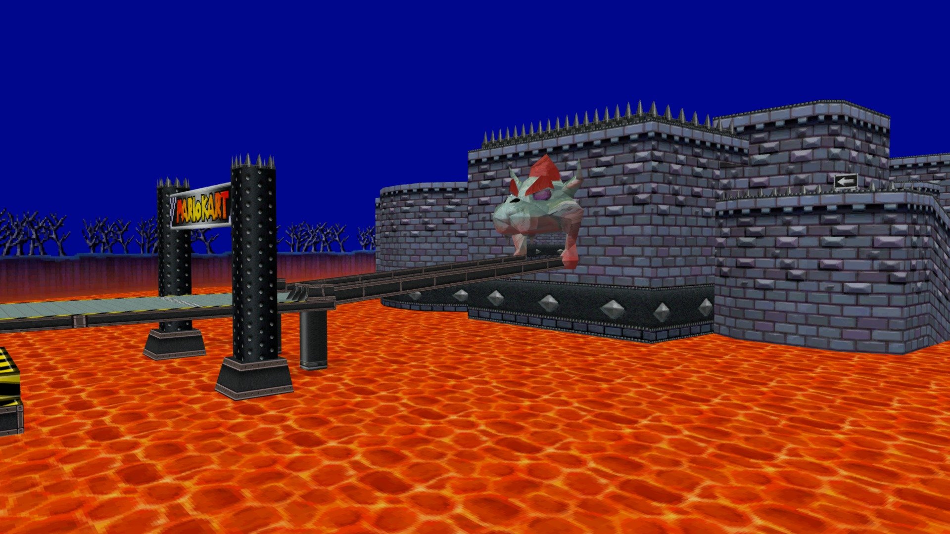 Bowser Castle - Download Free 3D model by irons3th [0644bb1] - Sketchfab