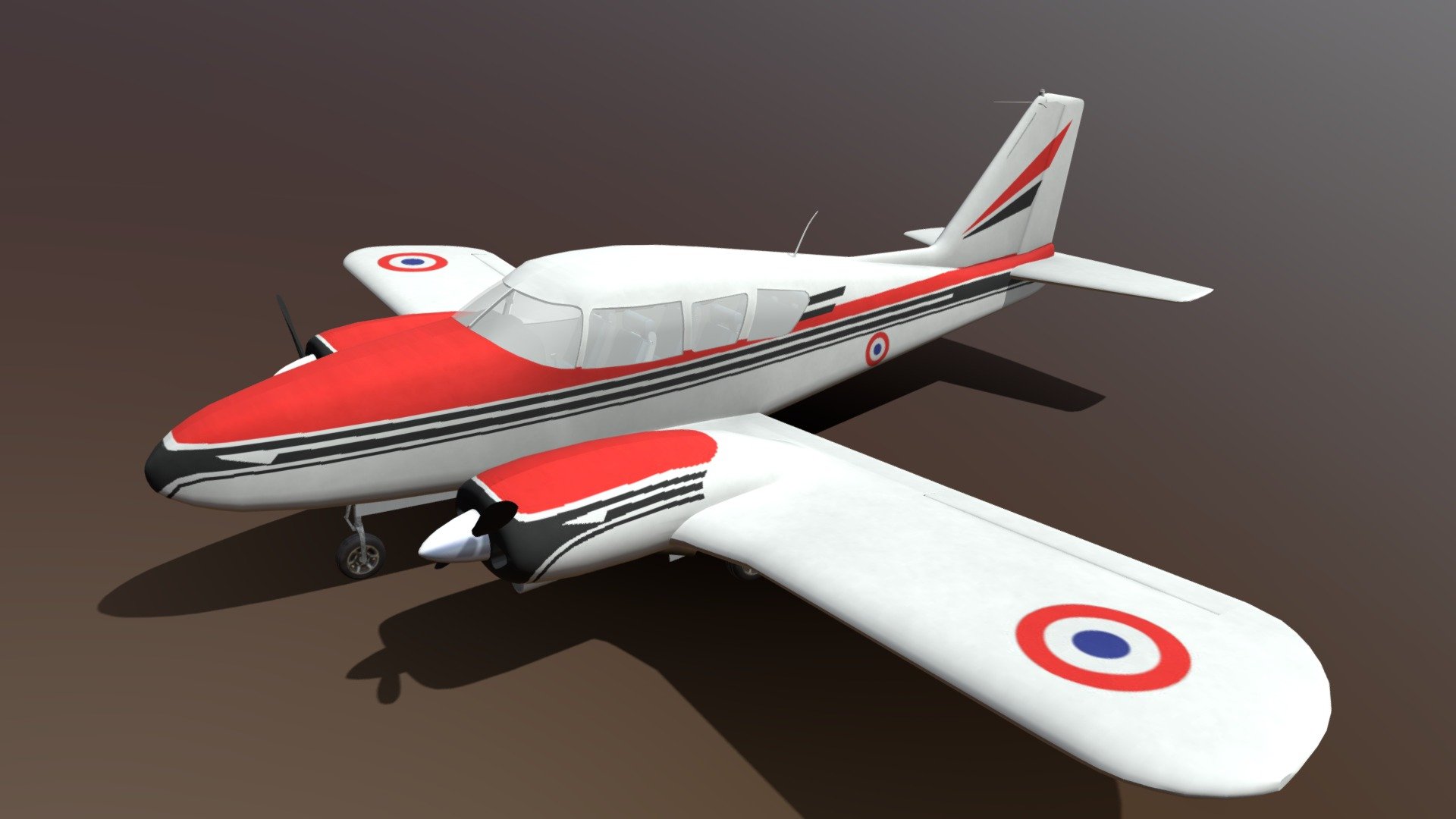 Piper Pa 23 Apache/Aztec - Download Free 3D model by helijah [0645db1 ...