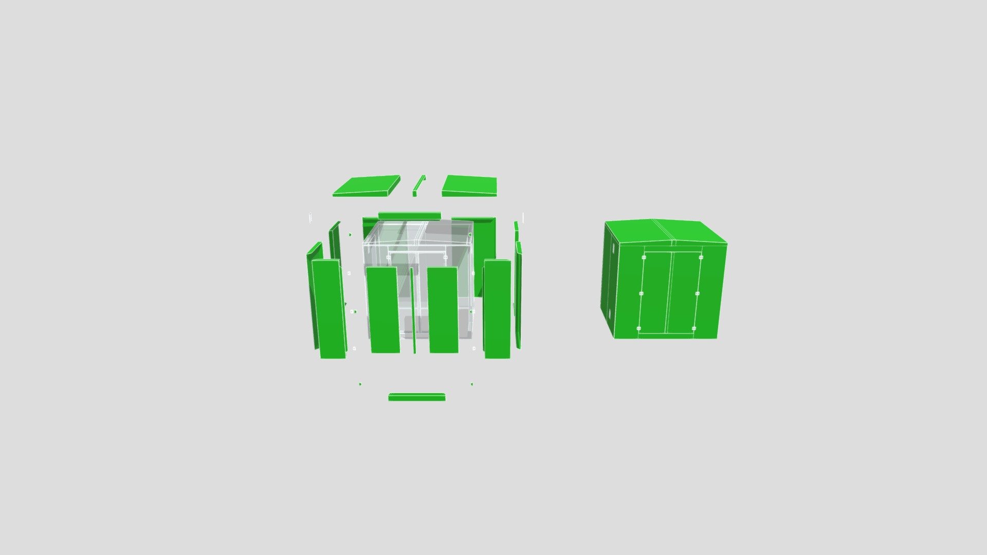 kiosk - 3D model by ksa2020 / Dezine 2020 (@ksa2020) [0646890] - Sketchfab