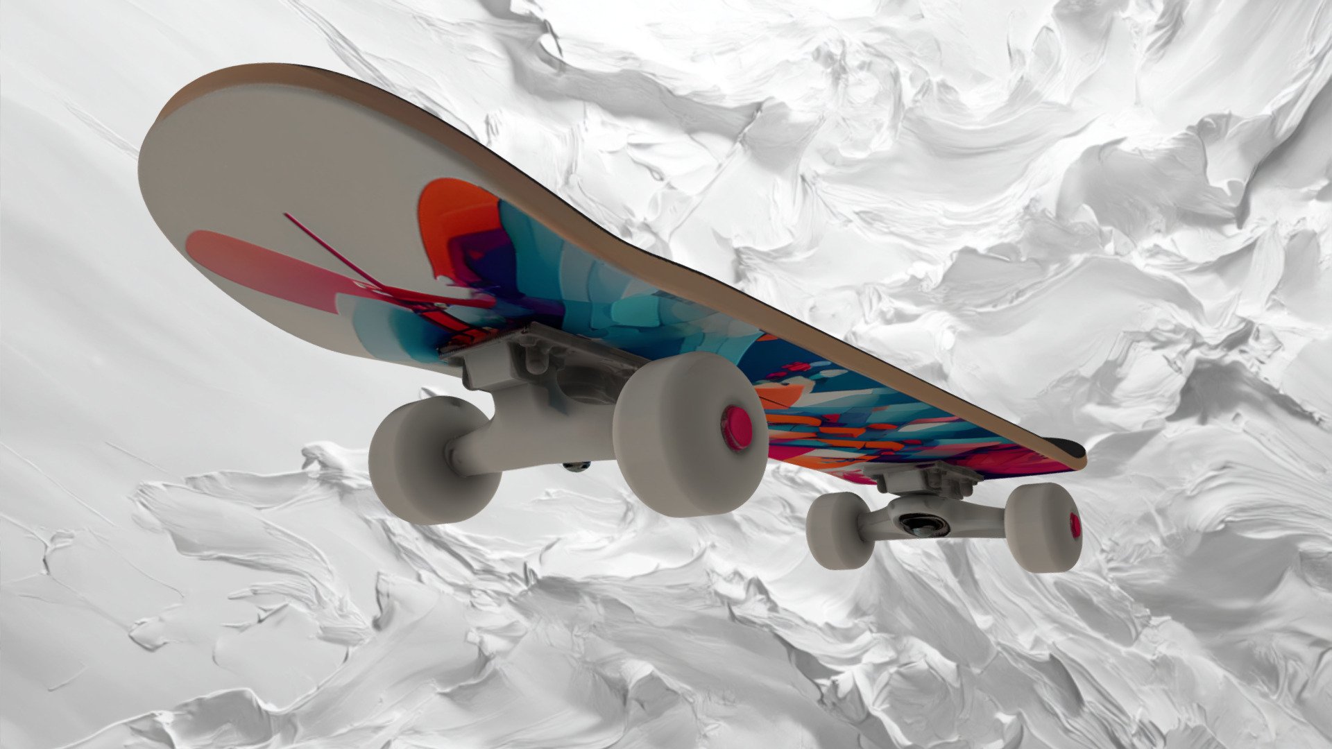 Color Pop Skateboard - Download Free 3D model by ARTEL_3D [0646e5a] - Sketchfab