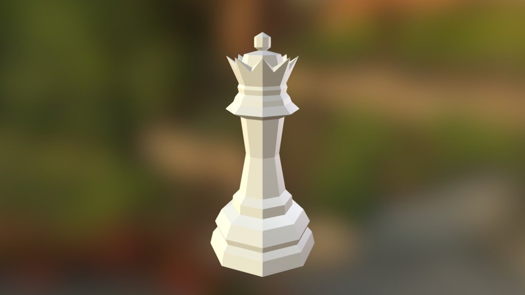 LP Chess Queen - 3D model by ZenRowe [0647a83] - Sketchfab