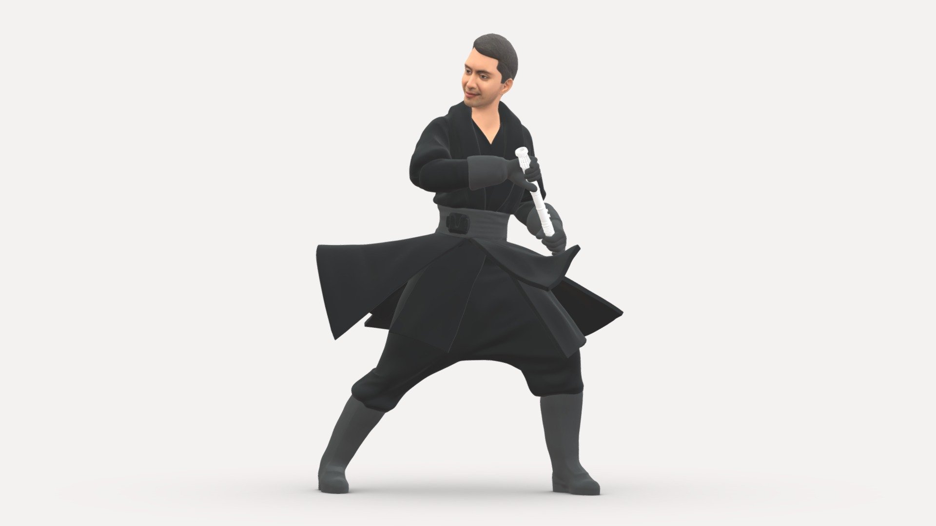 Jedi man cosplay 0820 - Buy Royalty Free 3D model by 3DFarm [0647ee1 ...