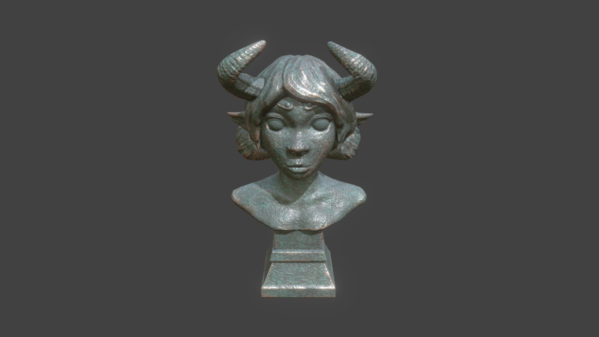 Female Statue Bronze - 3D model by colomaryud [0648e3d] - Sketchfab