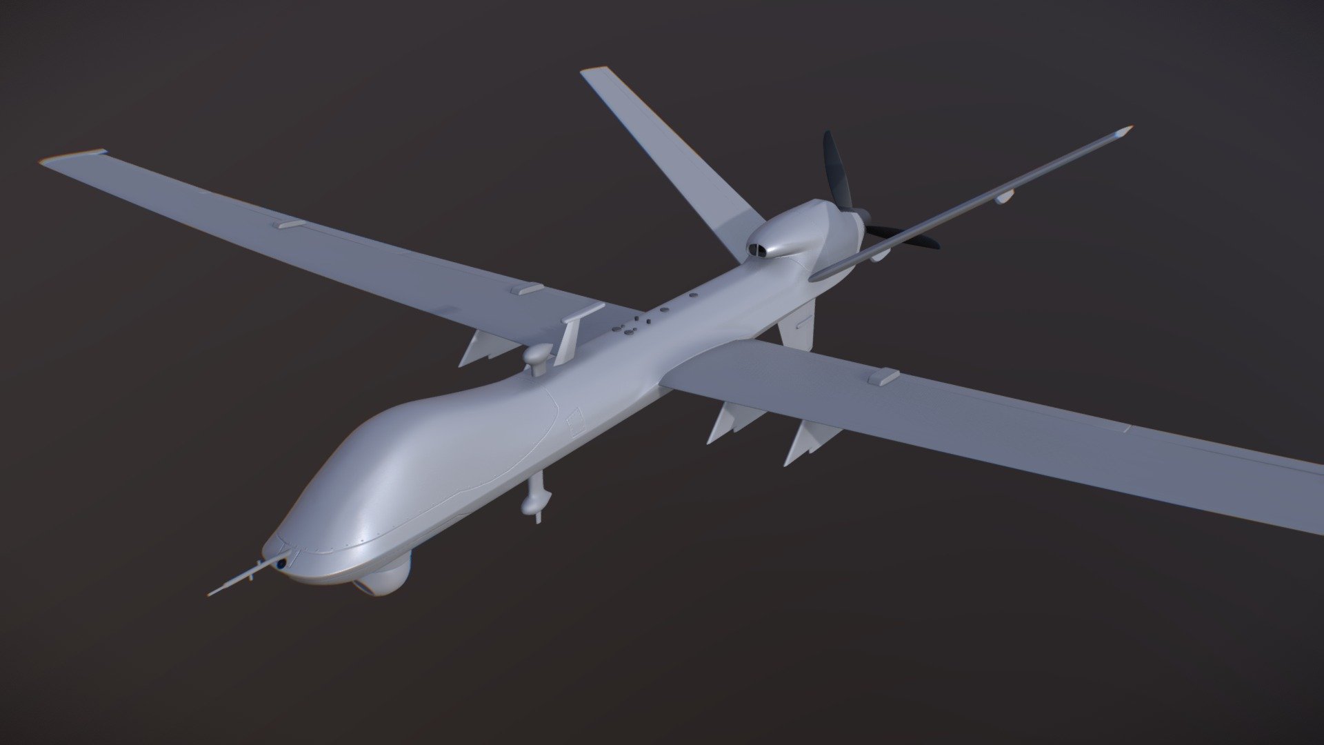 MQ-9 Reaper - 3D model by KiW (@QlER5) [06496d1] - Sketchfab