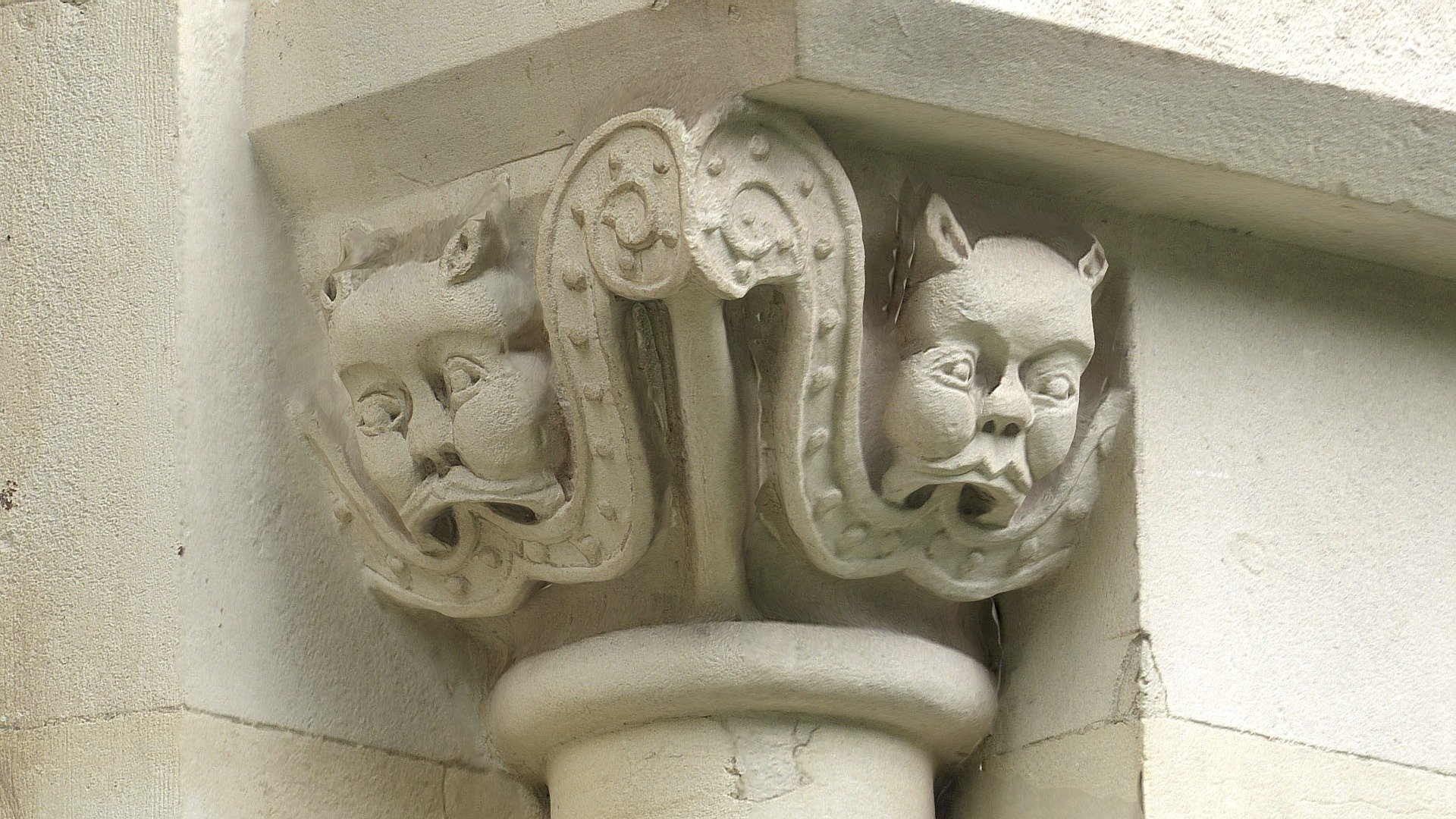 Grotesque heads, Southampton Old Cemetery - 3D model by Kenneth Lymer ...