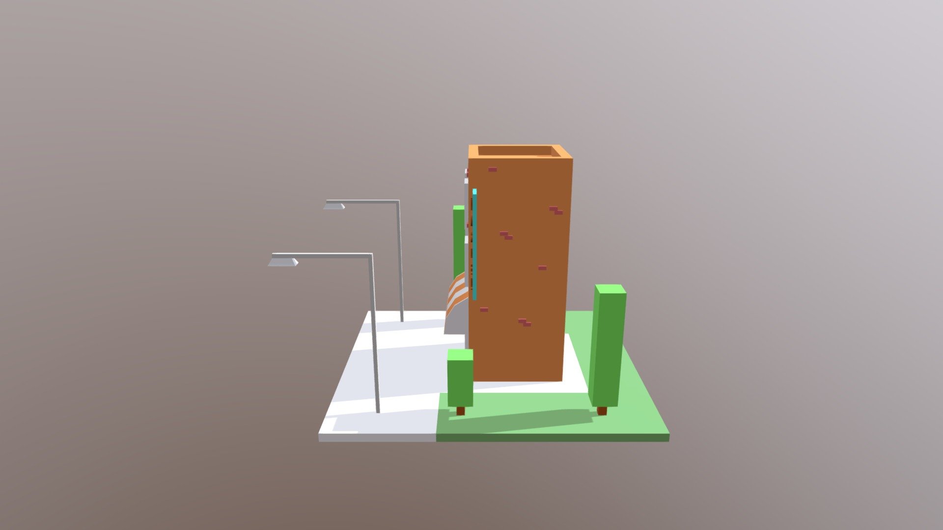 HOSTEL - 3D model by Fernanda Menoli (@FernandaMenoli) [064b9c7 ...
