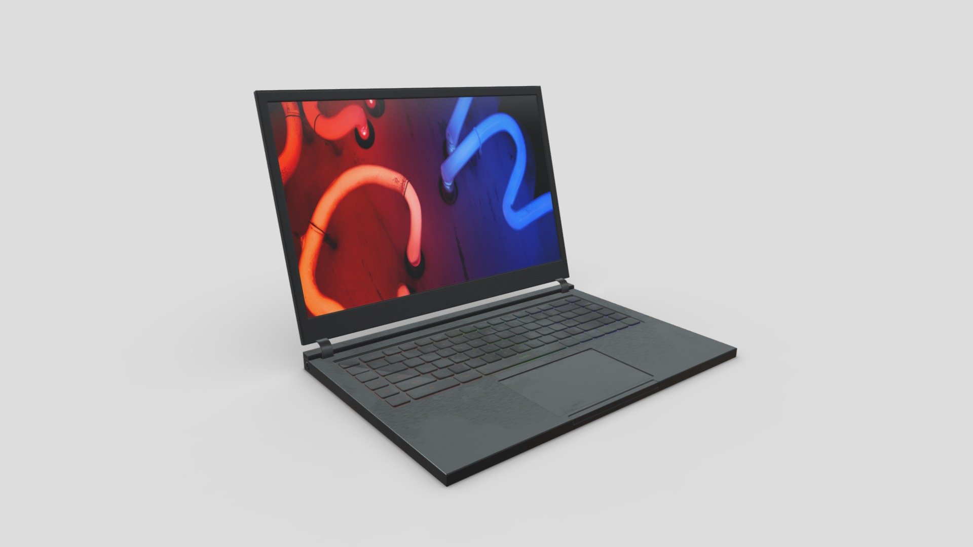 RGB Gaming Laptop - Buy Royalty Free 3D model by jpcortes [064c5c4 ...