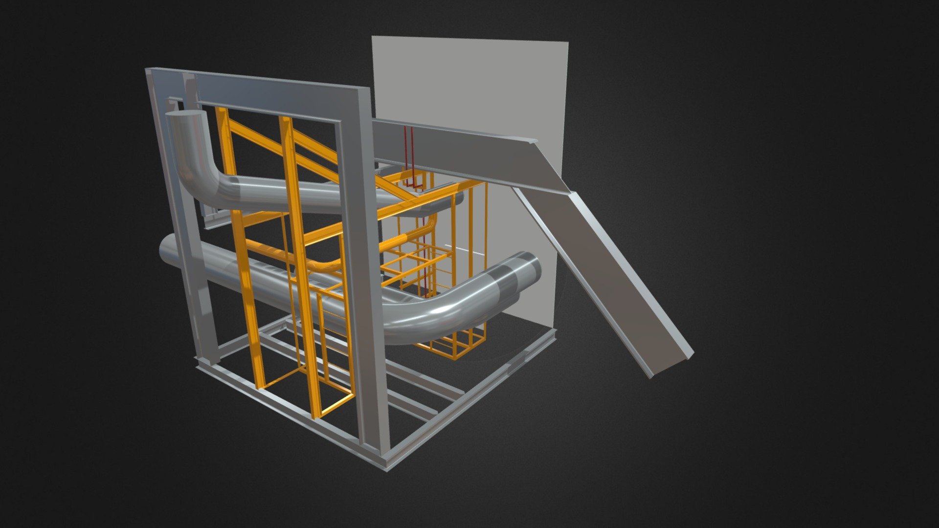 AES - HRSG 2 - 3D model by Juan Cruz Acosta (@juancruzacosta) [064dd4a ...