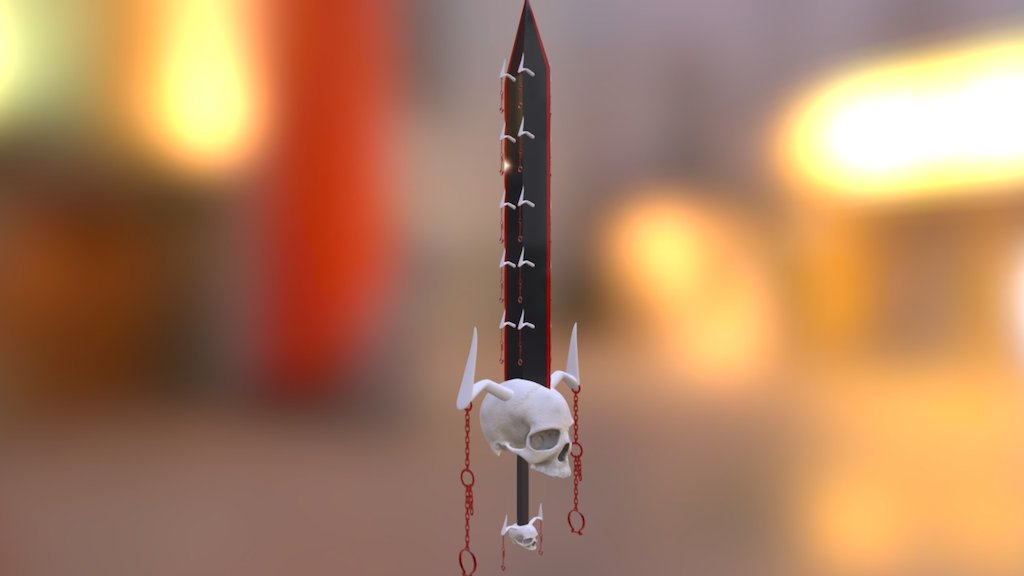 Diablo Long Sword v.1 - 3D model by Michael (@m.alhesan) [06507a7 ...