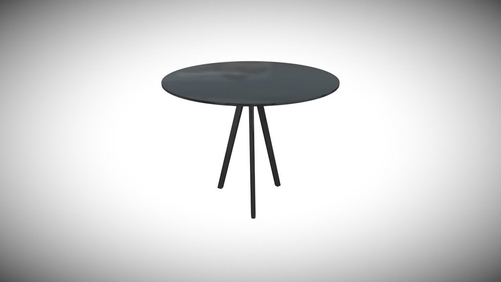 Amagni Table 70 O90-black - 3D model by denkain [06521c0] - Sketchfab