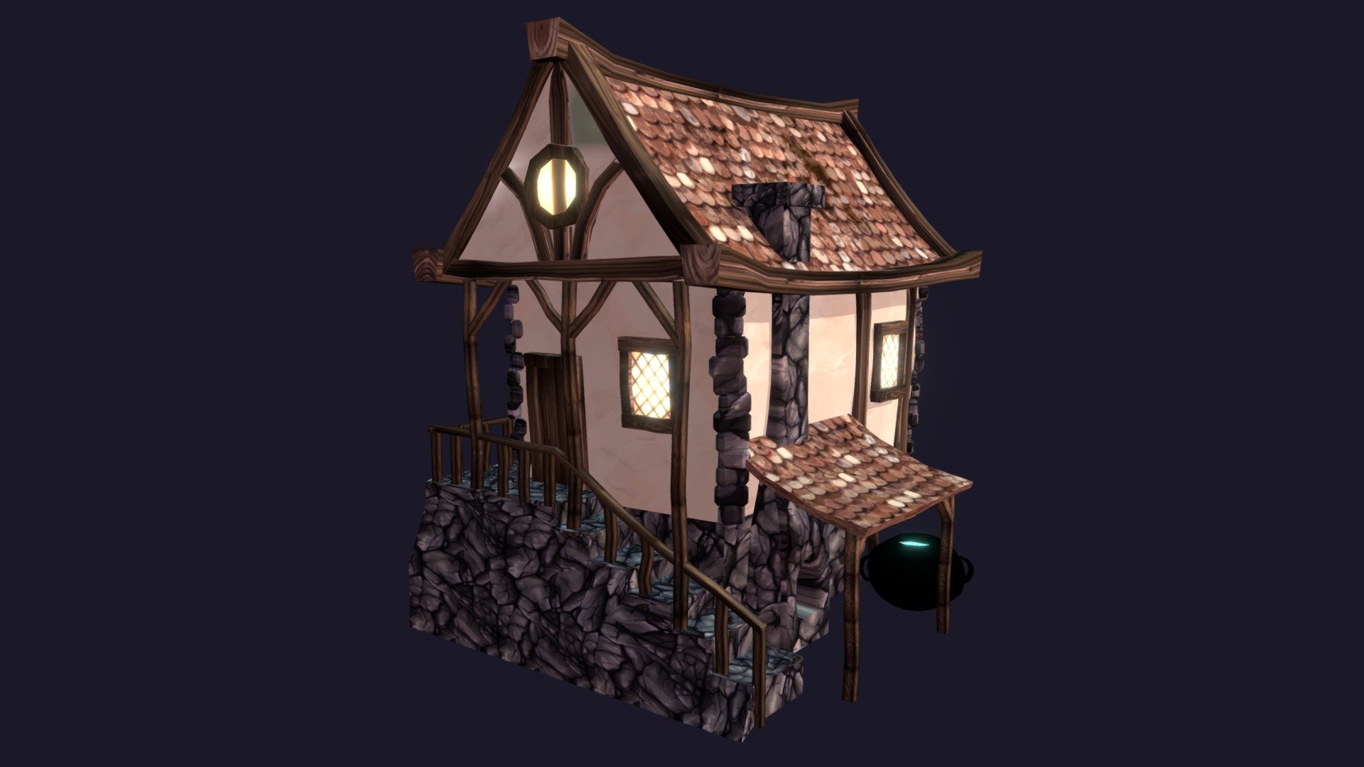 Little Witch House - 3D model by Drew (@lostwanderess) [0653210 ...