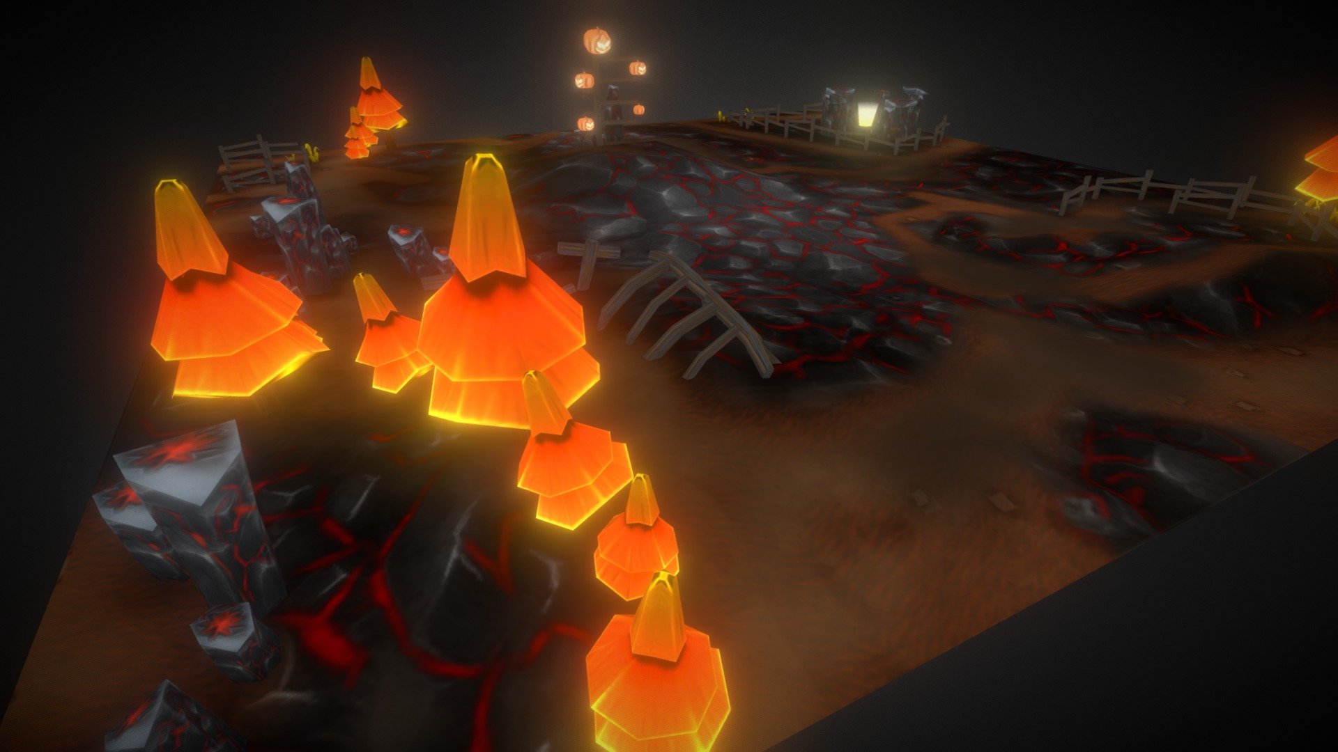 Cartoon Level Design Environments - Buy Royalty Free 3D model by ...