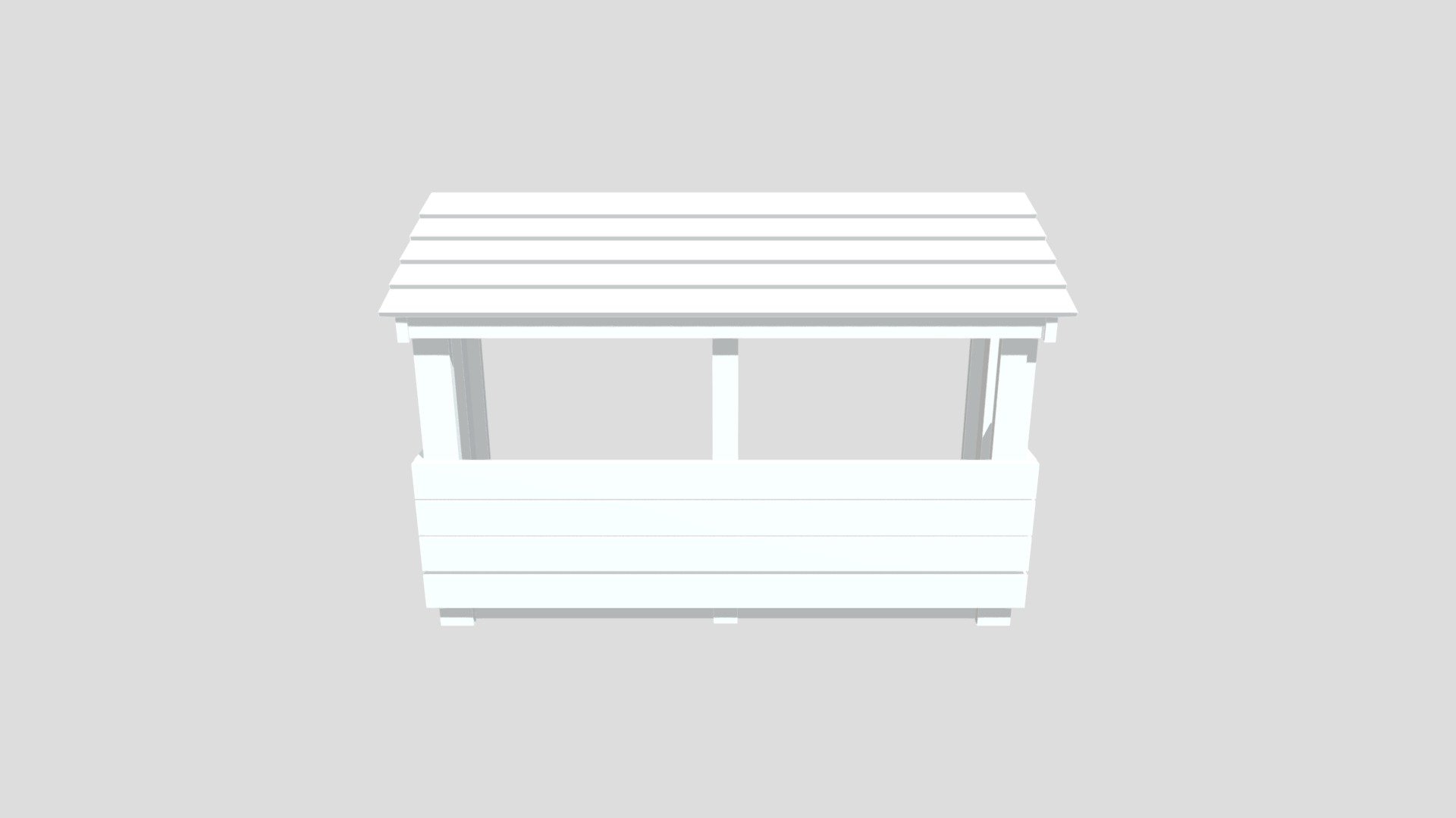 2x8 Firewood Shed - 3D model by shedking.net (@shedking) [0654299 ...