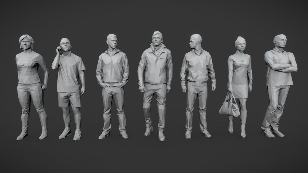 Personas - A 3D model collection by Paolom65 - Sketchfab