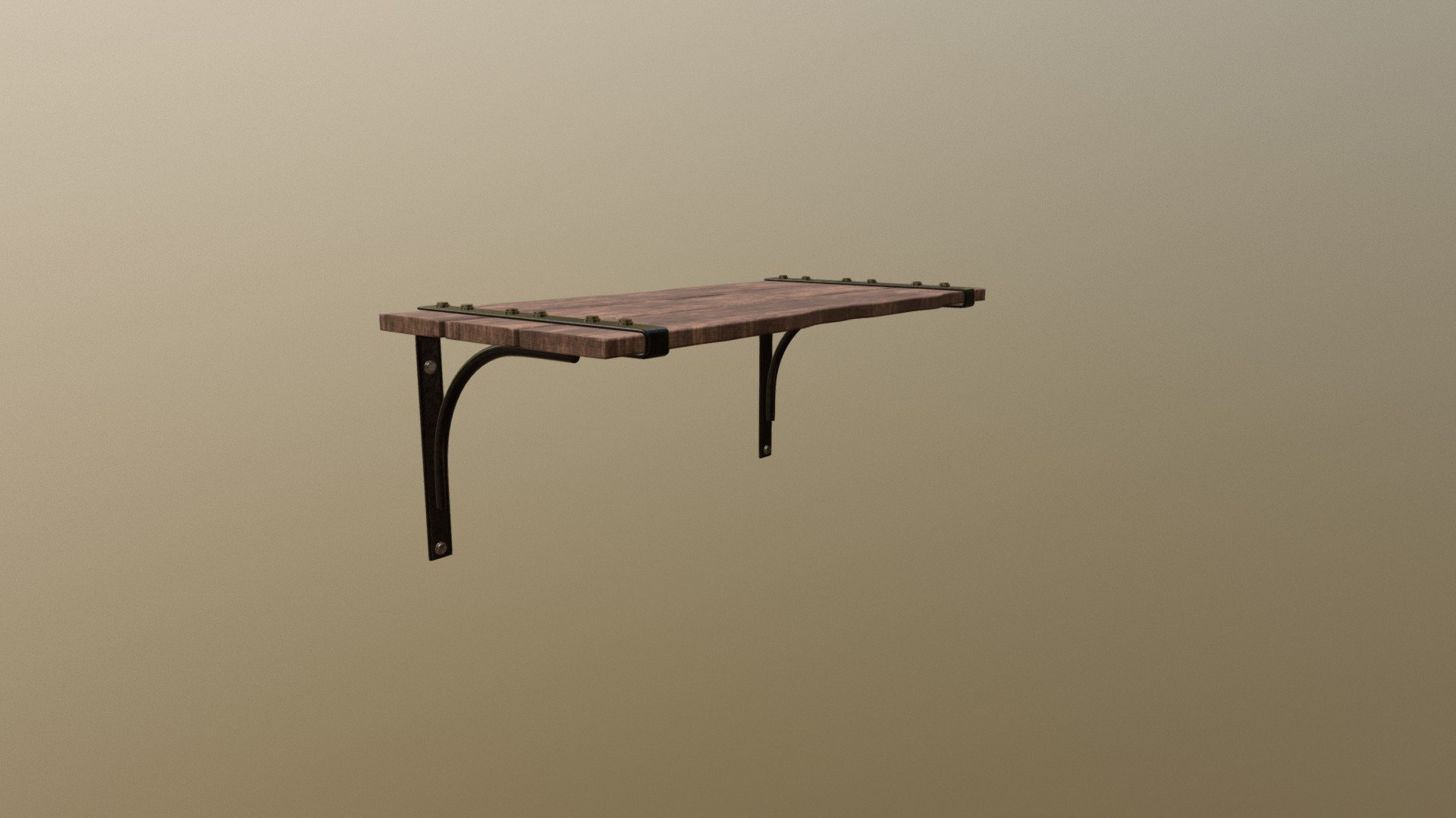 Western Prop 3 - Inside Balloon Saloon - Shelf - Download Free 3D model ...