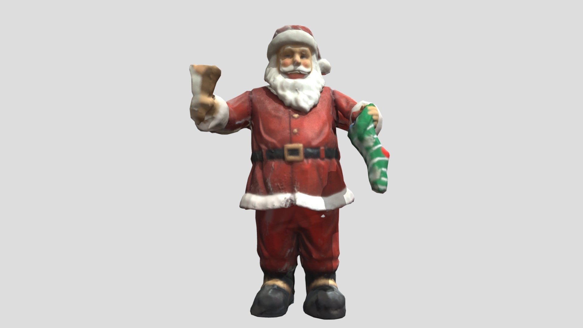 Santa Bell Ringer - Download Free 3D model by David Wigforss (@dwigfor ...