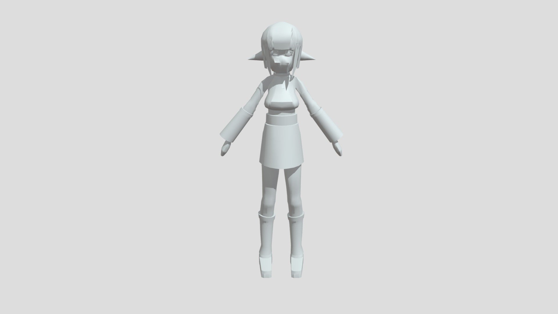 3D MODELING_TSA 2 CHARACTER_SARIO_TD21 - 3D model by ryumi00.art ...