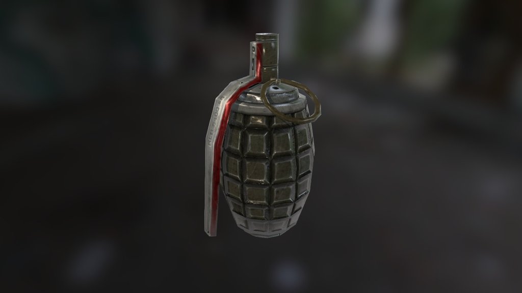 Simple Grenade - 3D model by artrynk [0657a98] - Sketchfab