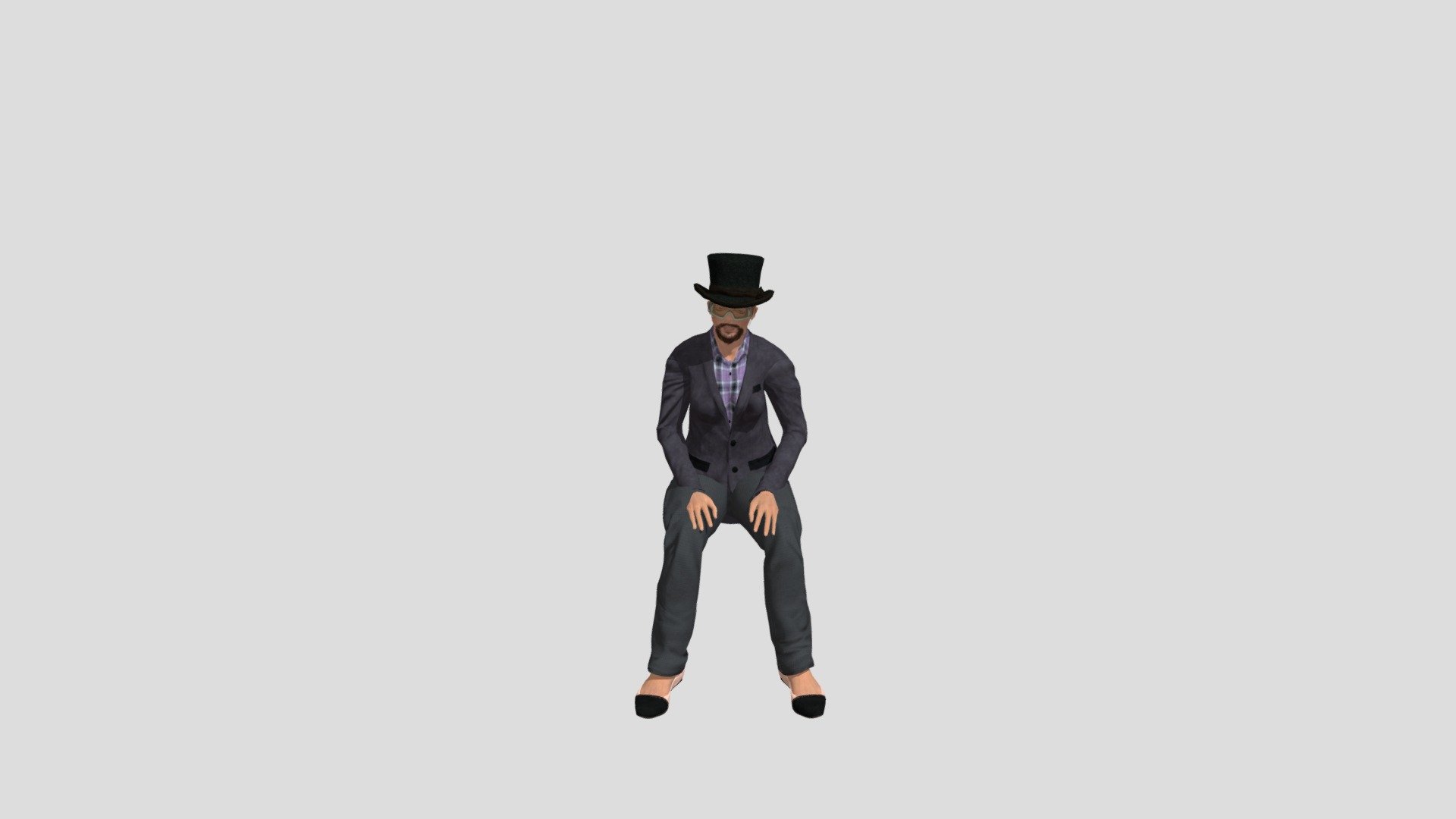 Sitting Clap - 3D model by creamcheesebagel4lunch [0658ab6] - Sketchfab
