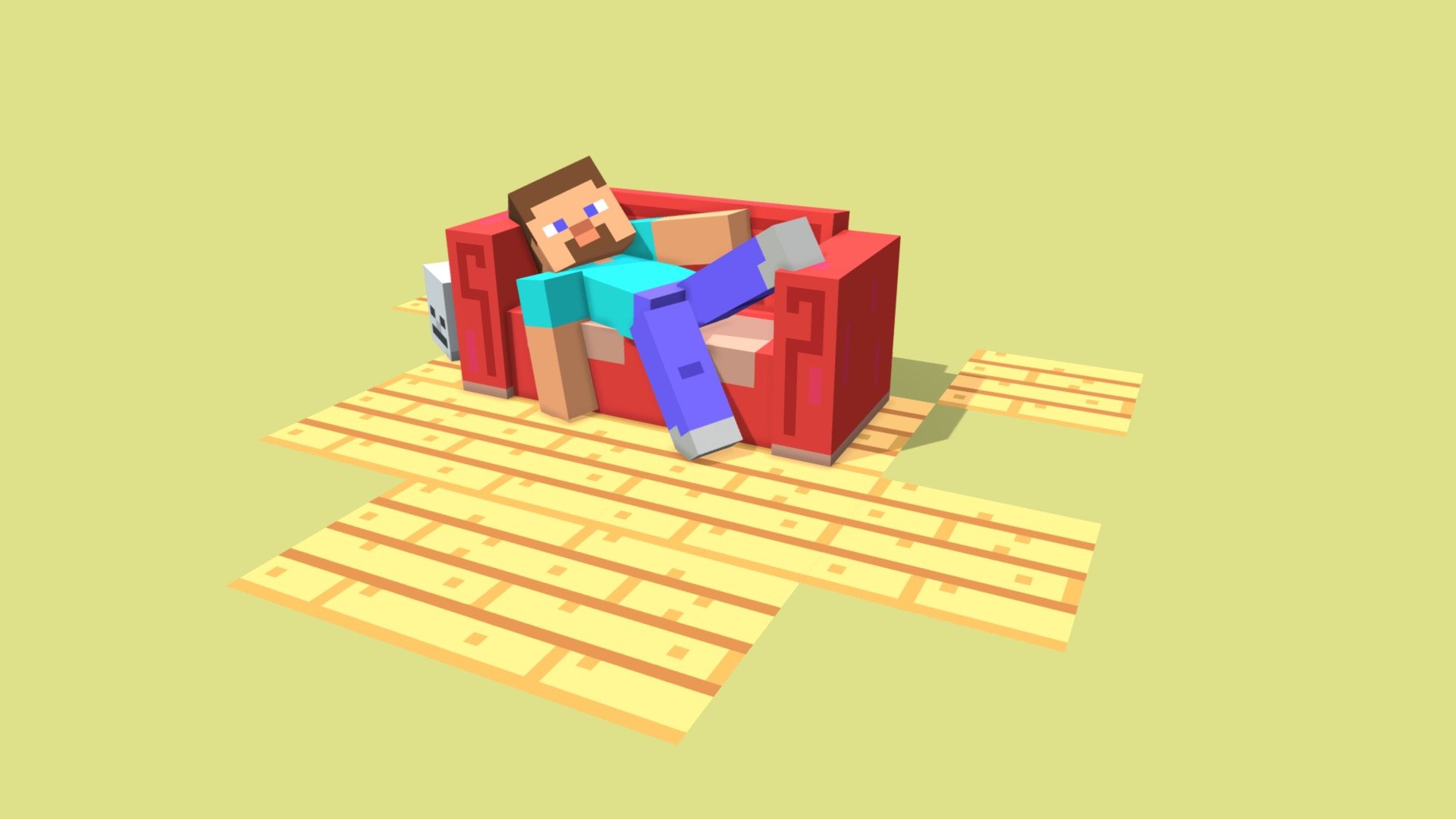 #2 chill - 3D model by LepikGem [065b5ff] - Sketchfab