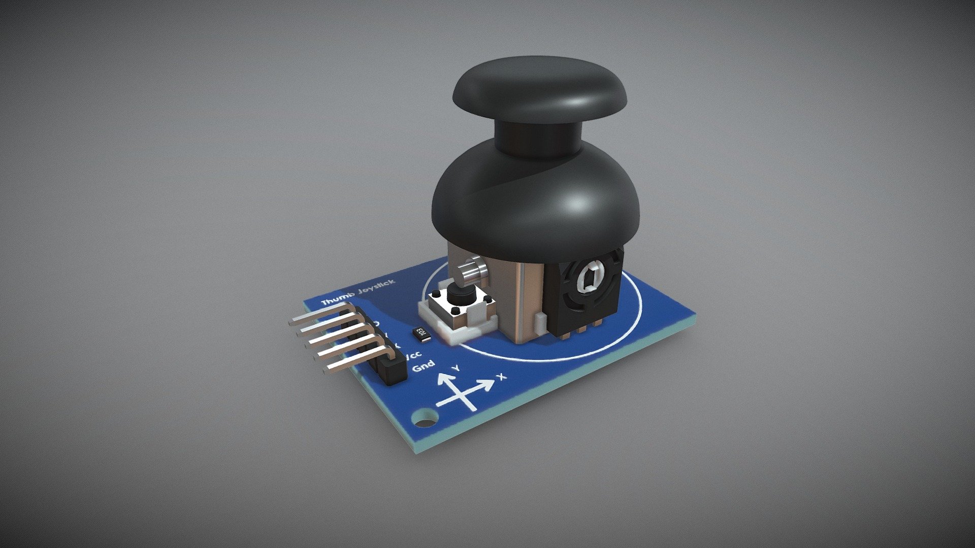 Analoge PS2 Joystick - 3D model by Stichting Consortium ...
